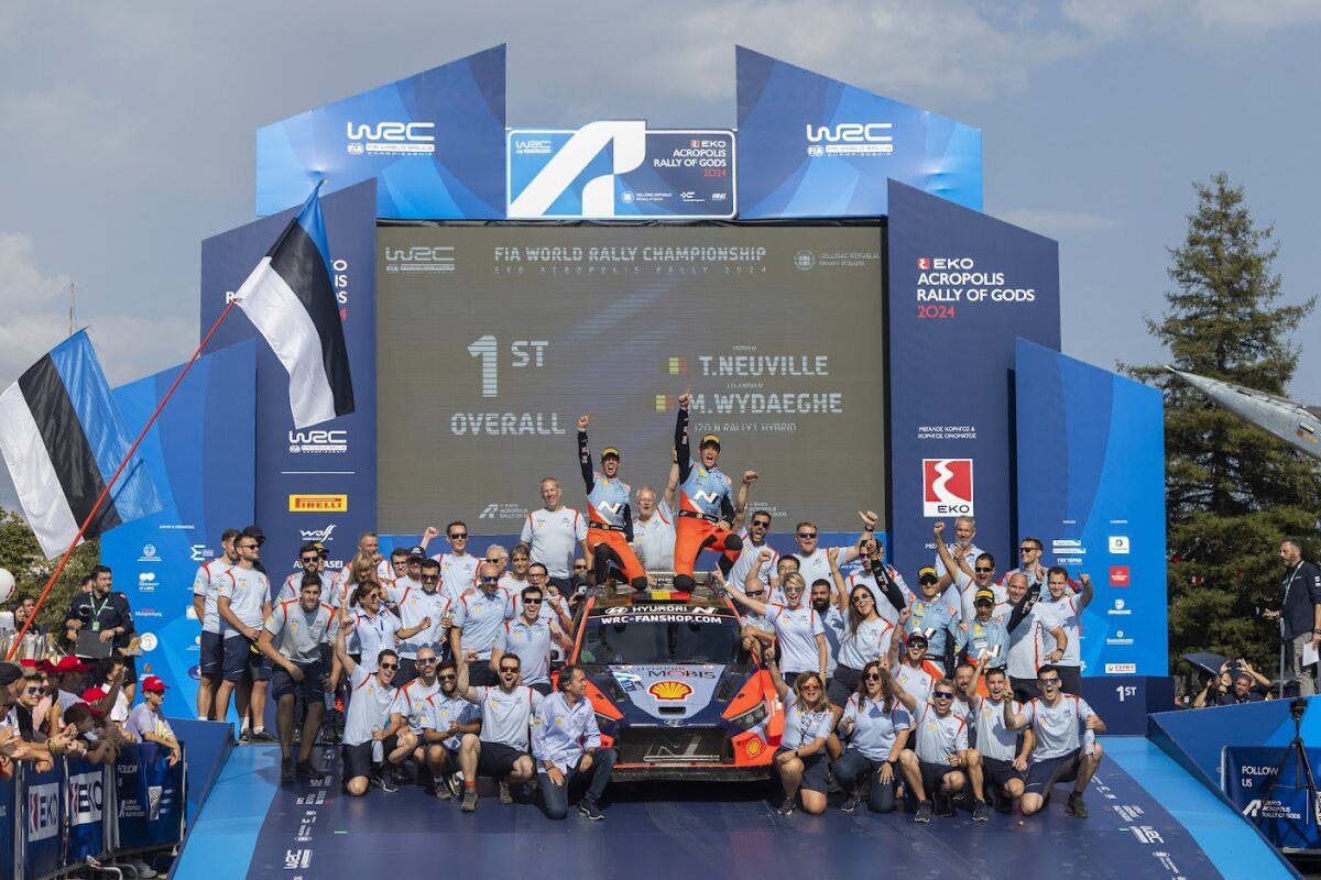 H τελετή λήξης του ΕΚΟ Ράλλυ Ακρόπολις 2024 (video) - STARSPORTS.GR